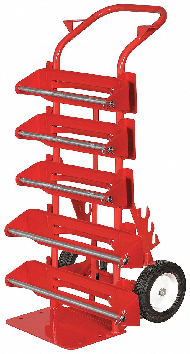 Wire Spool Cart, 300 lb Load Capacity, Steel - Grainger