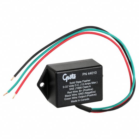 GROTE, 12/24V DC, 60 to 120, Automotive Flasher - 5UVR1|44010 - Grainger