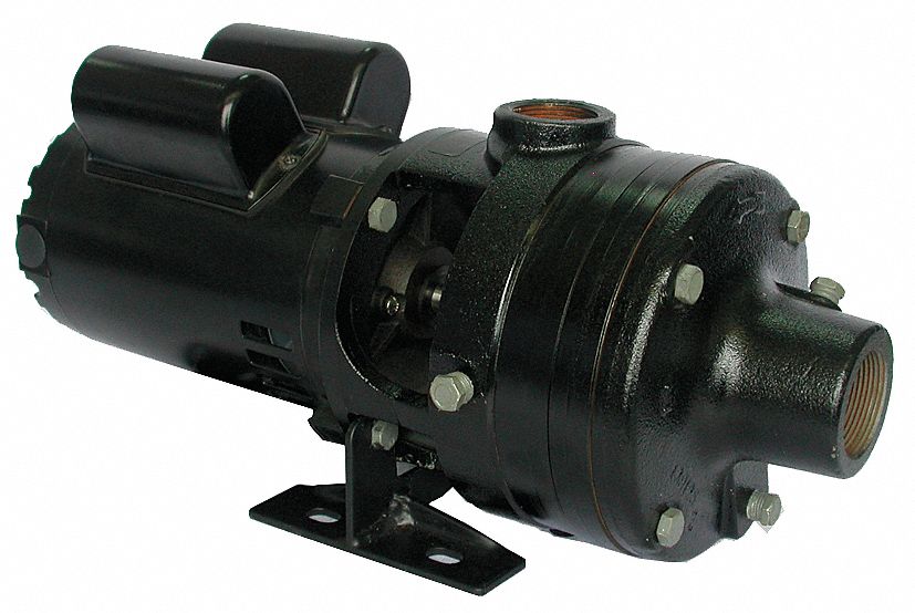 120/240V AC Booster Pump, 1-Phase, 62 psi Max. Pressure, 1 1/2 in NPT ...