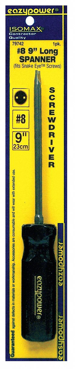 EAZYPOWER Tamper Resistant Spanner Screwdriver: Tamper Resistant ...
