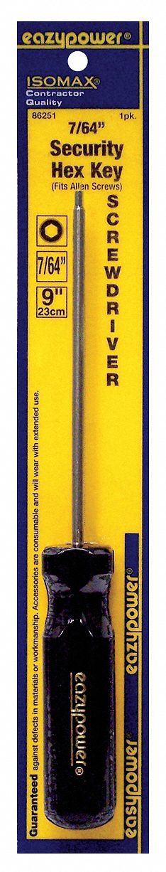 EAZYPOWER Tamper Resistant Hex Screwdriver: Tamper Resistant Hex ...
