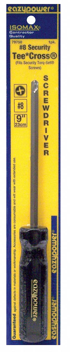 EAZYPOWER Tamper Resistant Torq-Set Screwdriver: Gen Purpose Torq-Set ...
