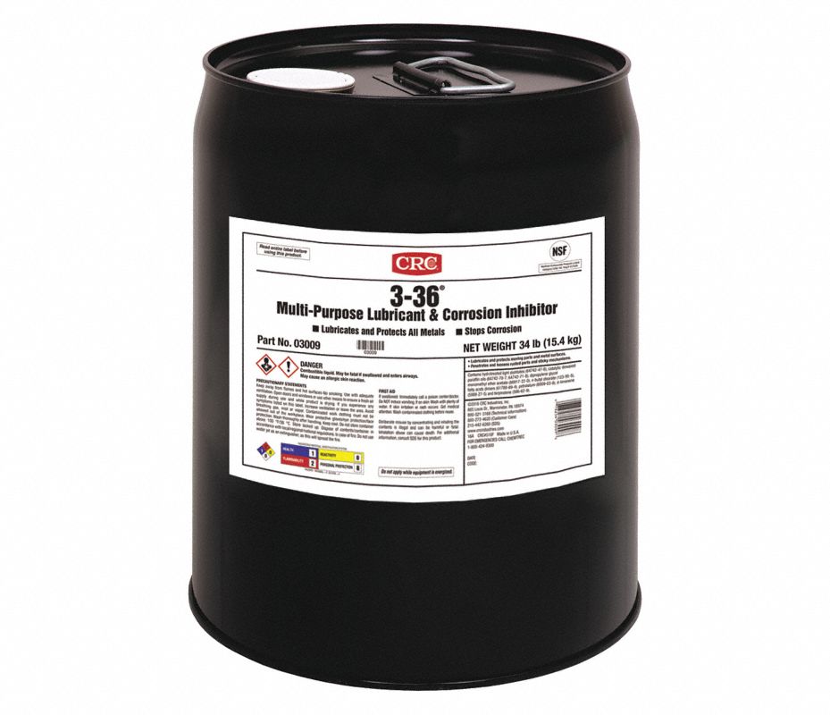 CRC Lubricante de Uso General Cubeta 5 gal. - Lubricantes - 5VE52 ...