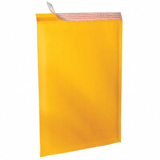 Kraft Paper and Polyethylene, Mailer Envelope, Kraft, PK 100 - Grainger