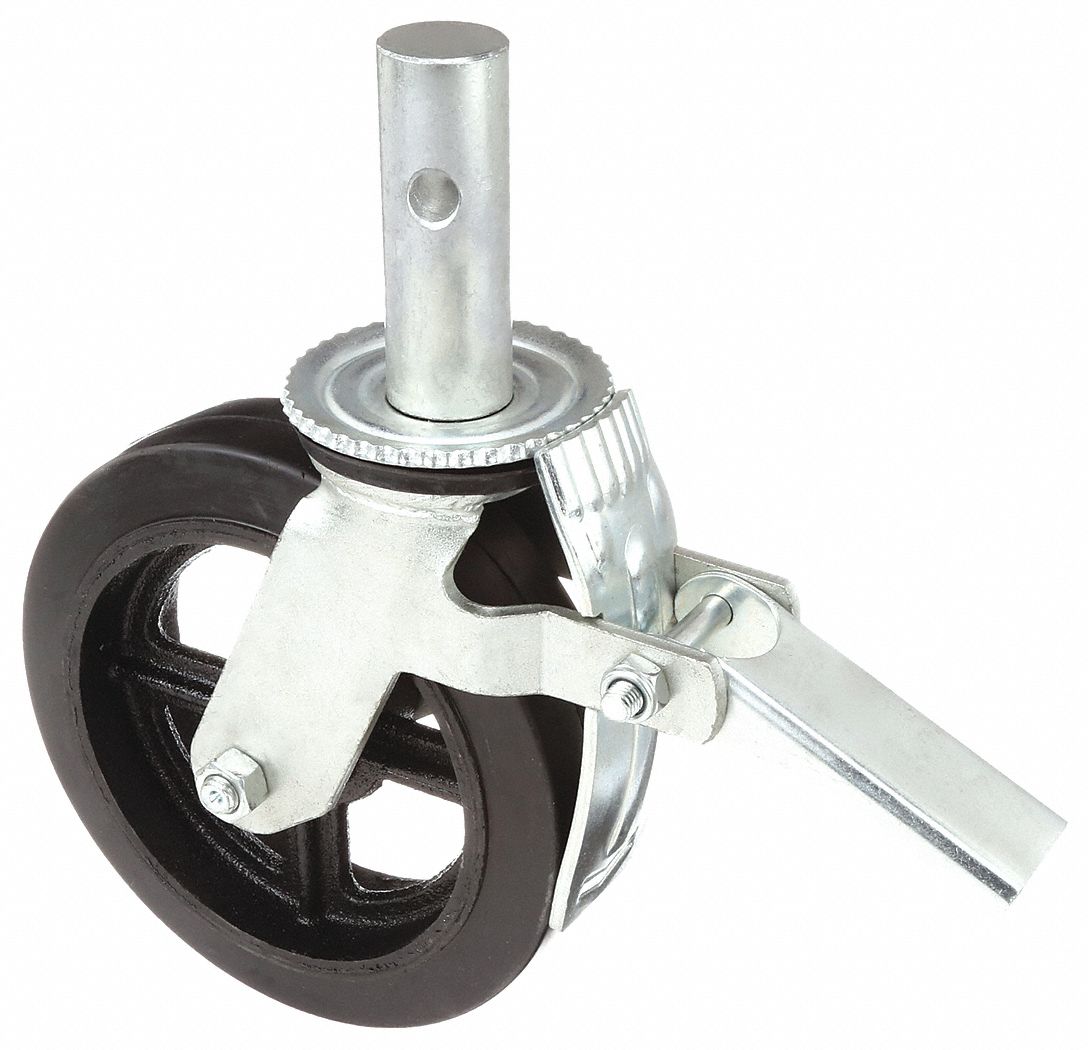 Swivel, 8 in Wheel Dia., Stem Caster - 5VP47|5VP47 - Grainger