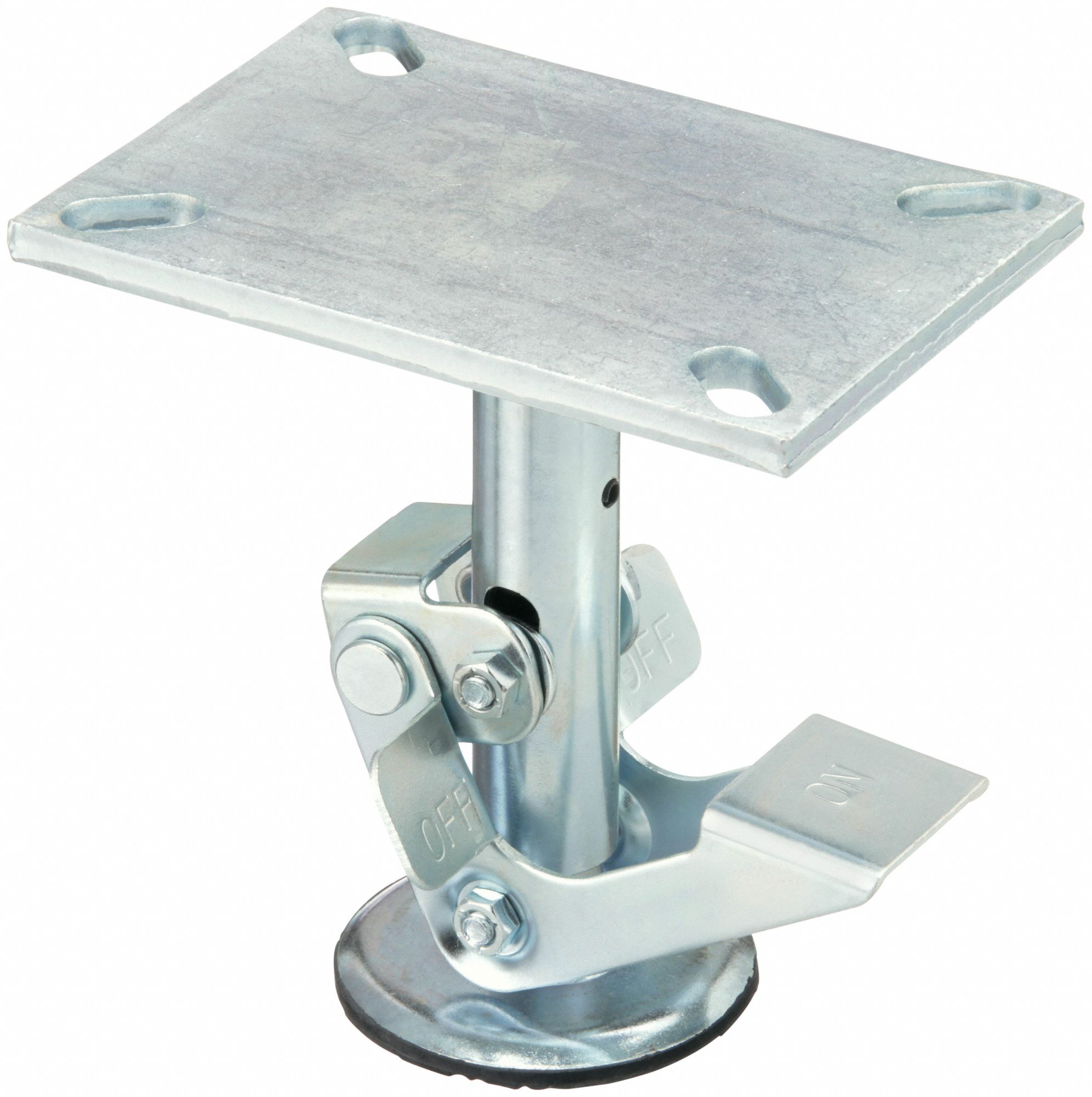 For 6 in Wheel Dia, 1 in Floor Lock Retracted Ht, Floor Lock - 5VR26 ...