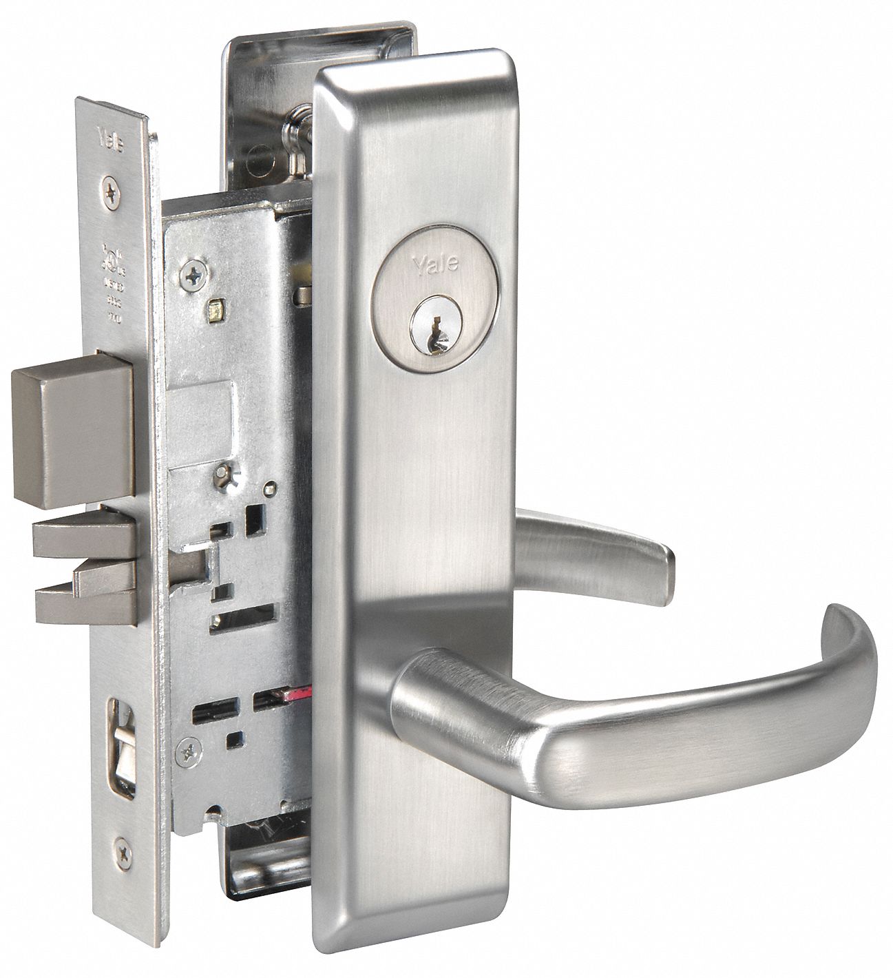 ASSA ABLOY ACCENTRA, Office Lever Locksets, Chrome, Door Lockset ...