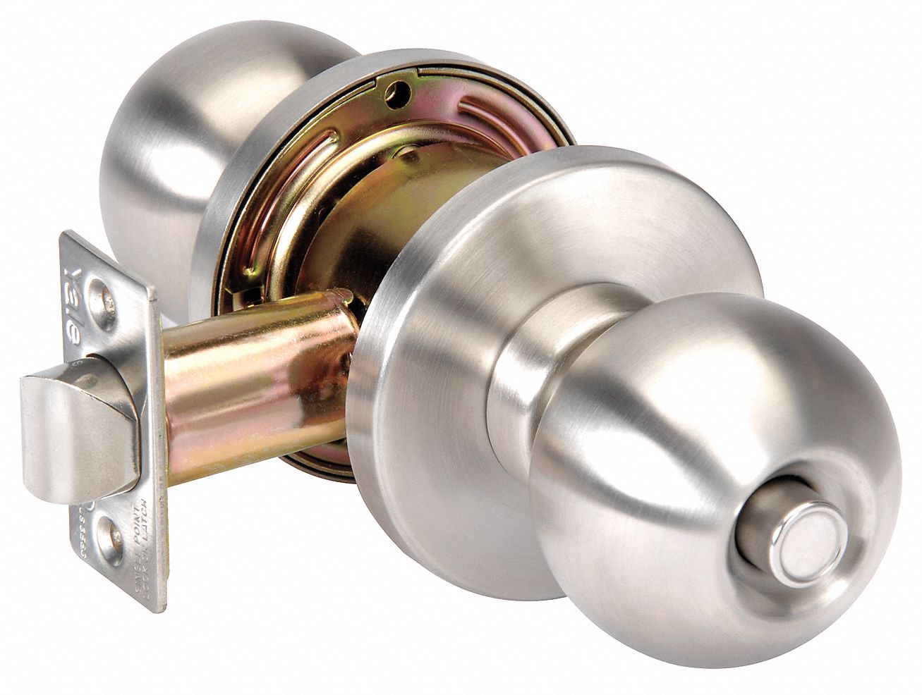 Knob Lockset, Mechanical, Knob, Cylindrical, Privacy, 1 - Grainger