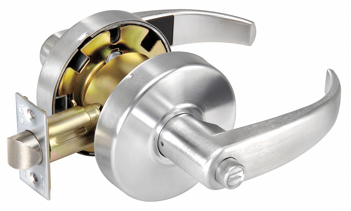ASSA ABLOY ACCENTRA, Privacy Lever Locksets, Chrome, Door Lockset ...