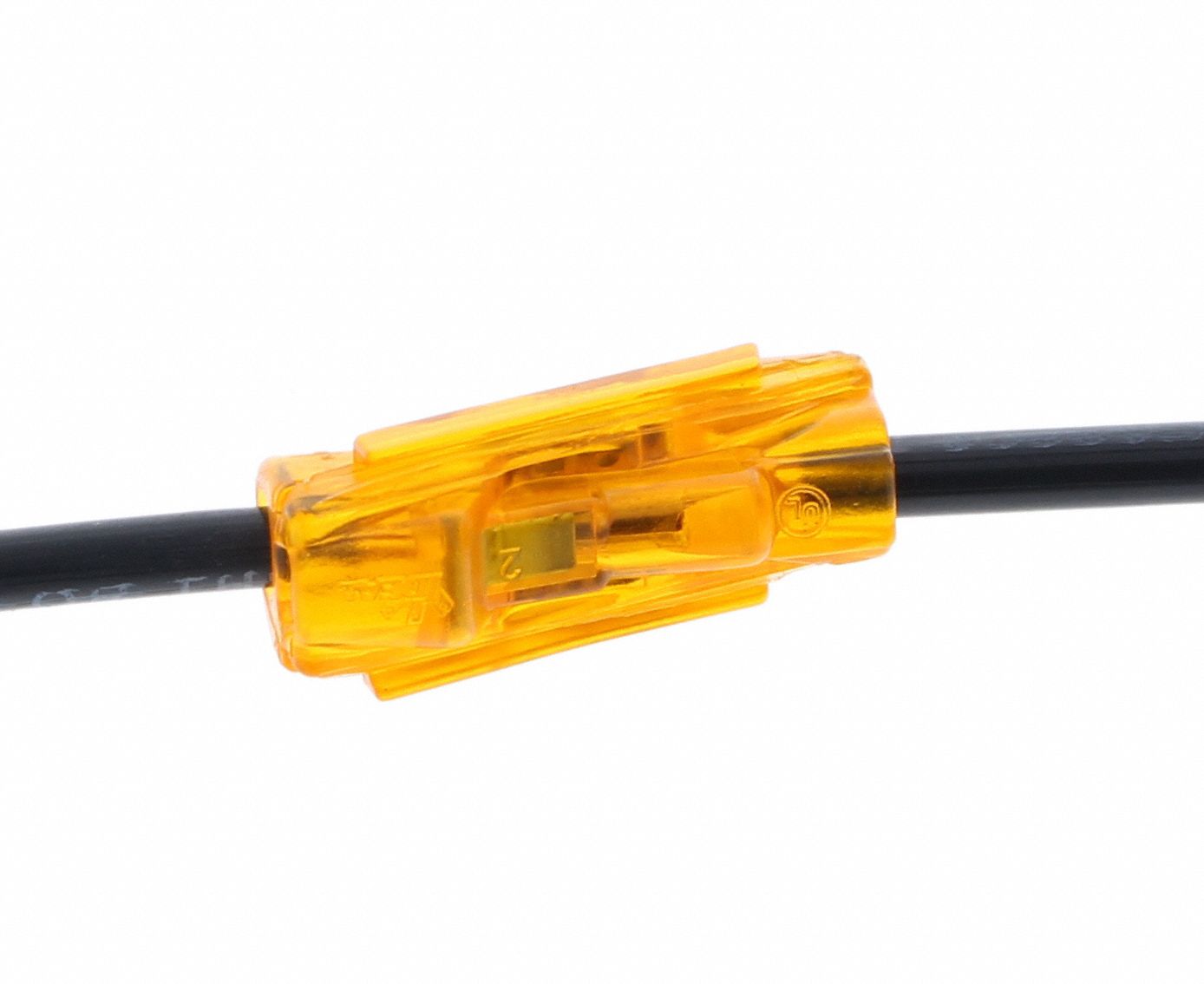 IDEAL In-Line Push-In Connector, Butt Splice, Orange - 5VYK2|30-1642 ...