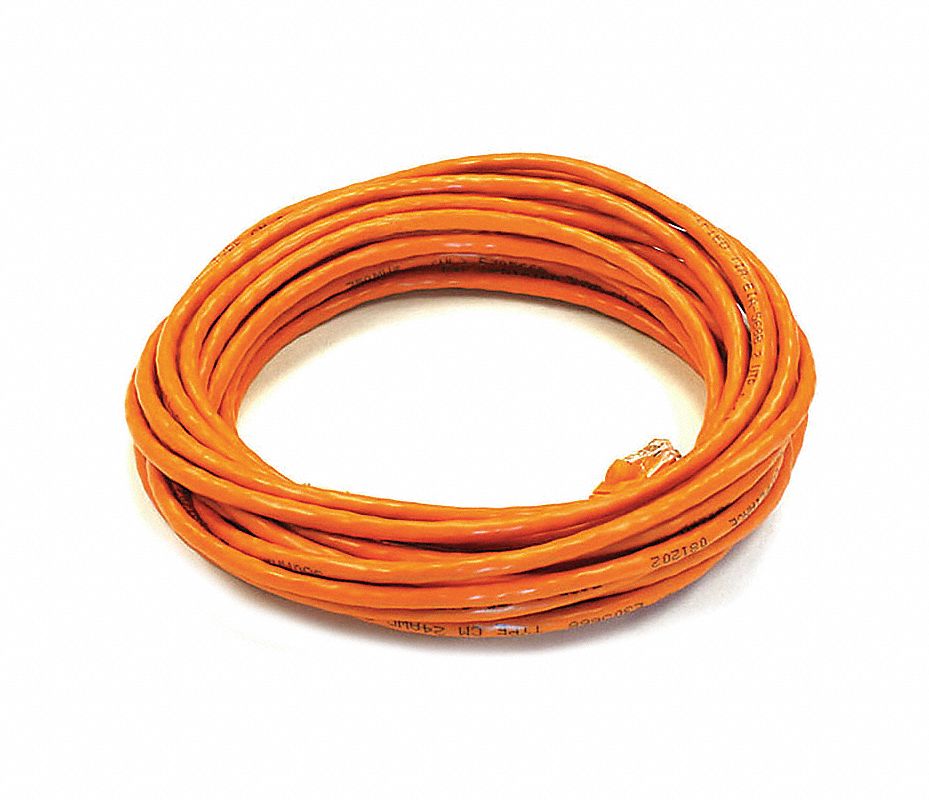 MONOPRICE Cable Ethernet, 5e, 25 pies, RJ45, RJ45, Color Naranja ...