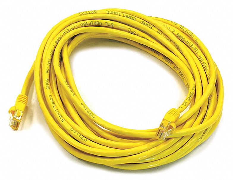 MONOPRICE, Unshielded, Cat 5e, Voice and Data Patch Cord - 5VZE5|5000 ...