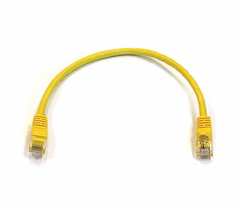 MONOPRICE Cable Ethernet, 6, 1.0 pies, RJ45, RJ45, Color Amarillo ...
