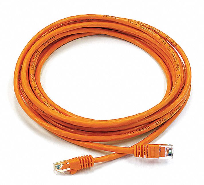 MONOPRICE Cable Ethernet, 6, 14 pies, RJ45, RJ45, Color Naranja ...