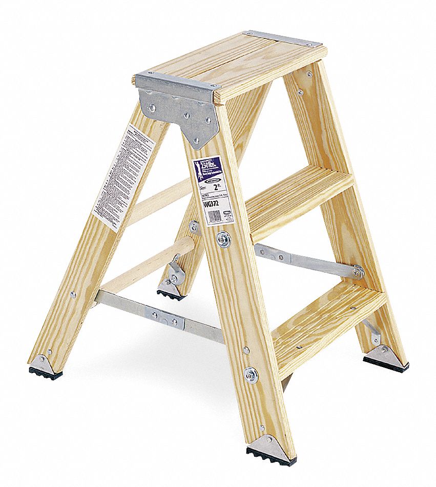 Ladder,24 In.,Wood - Grainger