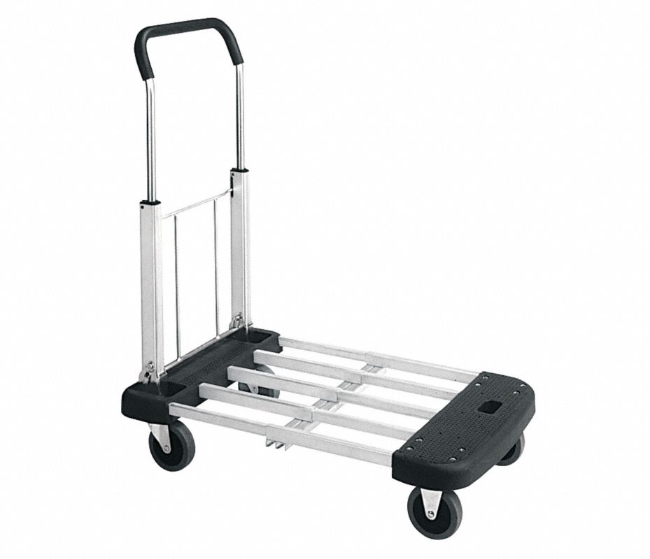 APPROVED VENDOR Carrito de Plataforma con Manija Plegable, Aluminio ...