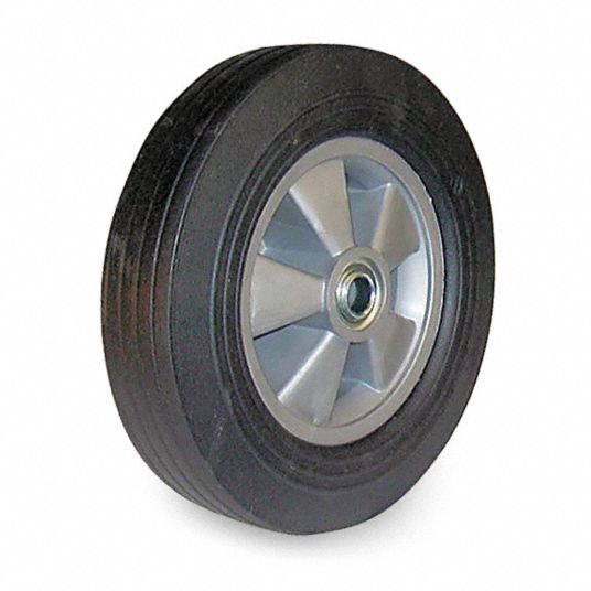 Solid Wheel, 8 in Wheel Dia., 400 lb Load Rating - Grainger