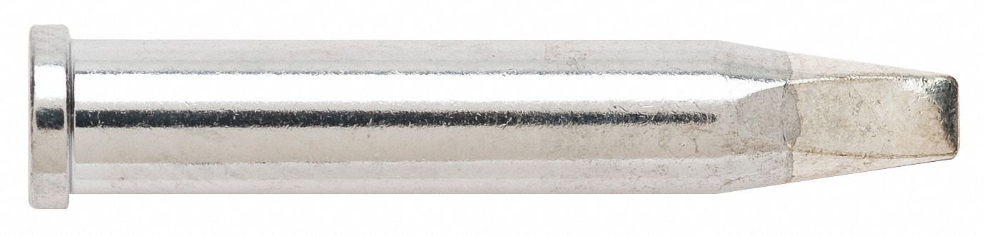 WELLER Soldering Tip: XT Series, Chisel, 3.2 mm W, 36 mm Lg - 5WAA3|T0054470599 - Grainger