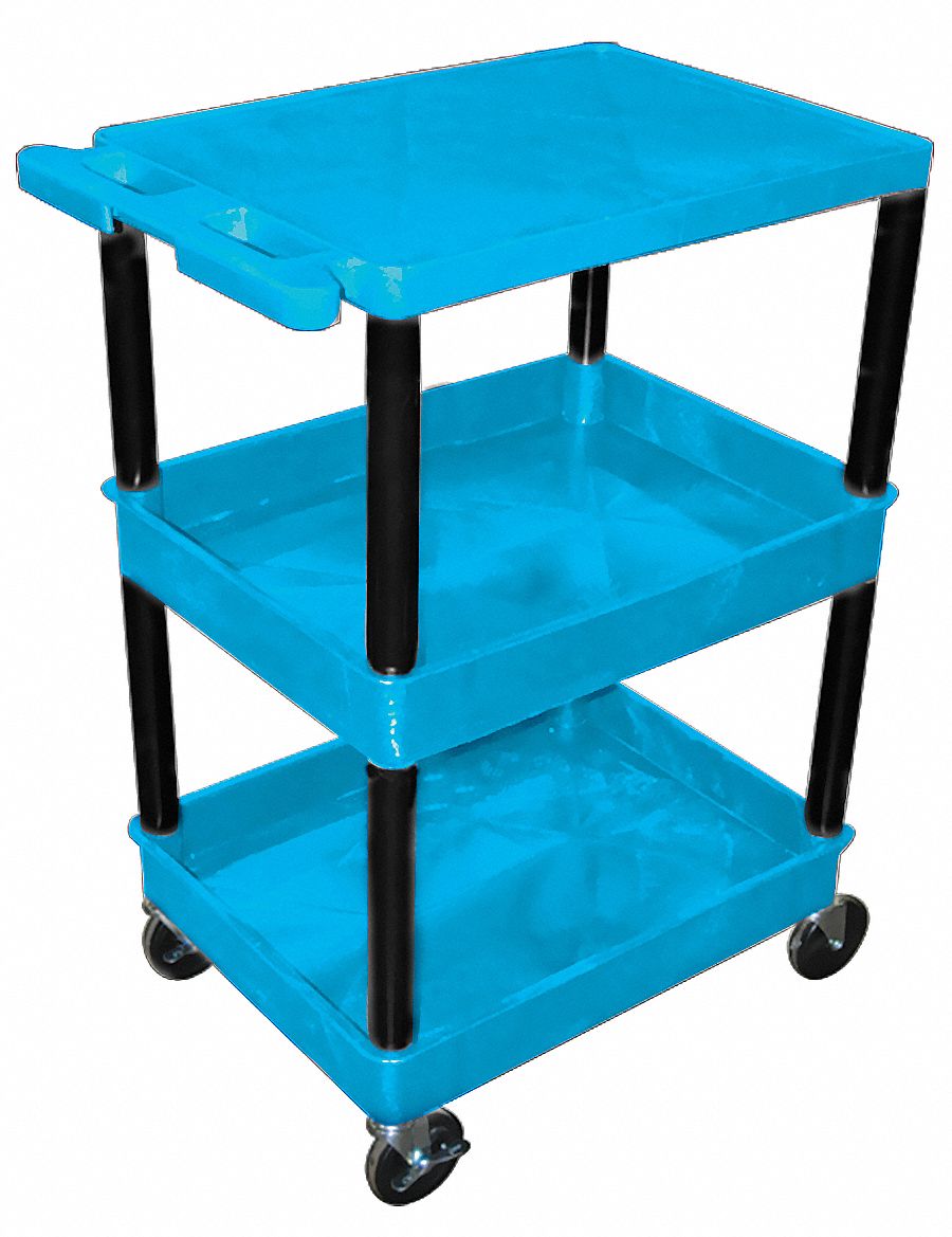 APPROVED VENDOR Carrito Utilitario con Asa Plana, 3, 300 lb., 24", 18 ...