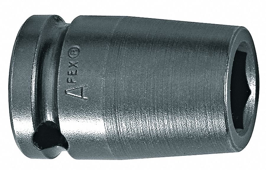 Impact Socket, Drive Type Square, Drive Size 1/2 in - Grainger
