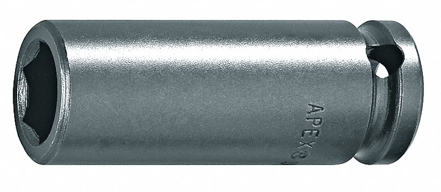 Impact Socket, Drive Type Square, Drive Size 1/4 in - Grainger
