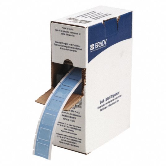 1/2 in x 1 in, Polyolefin, Precut Label Roll - 5WLD4|BM71-500-1-342 ...