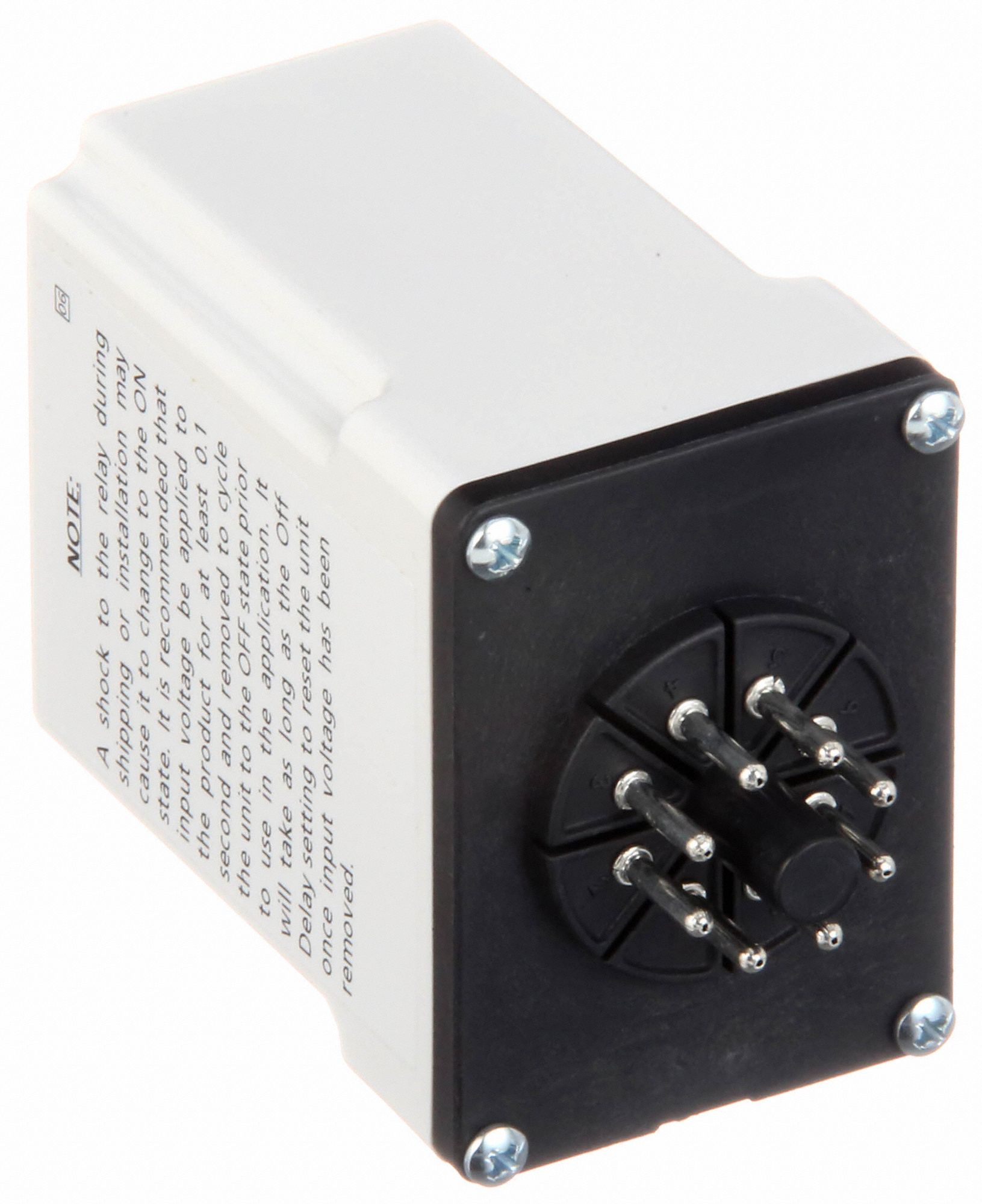 DAYTON Single Function Time Delay Relay: 8 Pins - Relay, Potentiometer ...