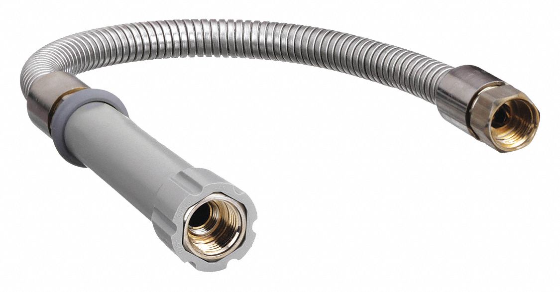 T&S BRASS, Stainless Steel, Stainless Steel, Pre-Rinse Hose - 5WMY5|B ...