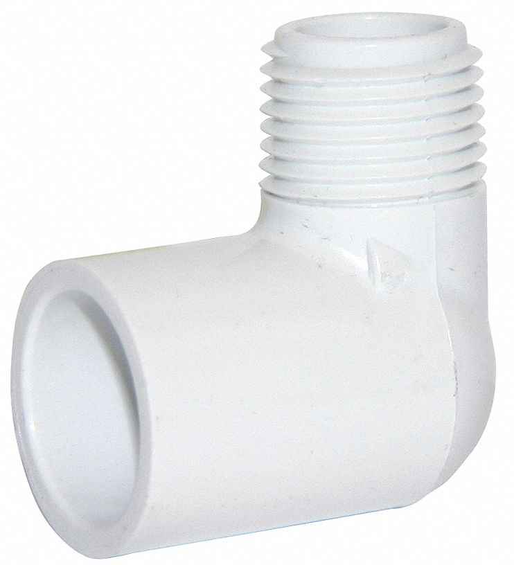 2 in x 2 in Fitting Pipe Size, Schedule 40, Elbow, 90 Degrees - 5WPE3 ...