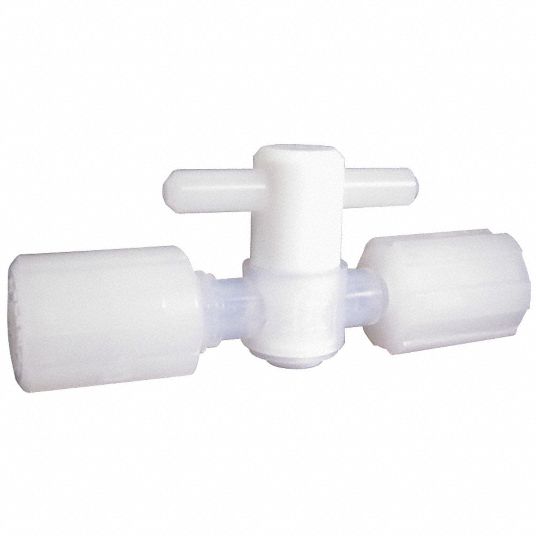 PARKER, For Corrosive Chemicals Media, 2-Way, Stopcock - 5WRL6|MV-14 ...