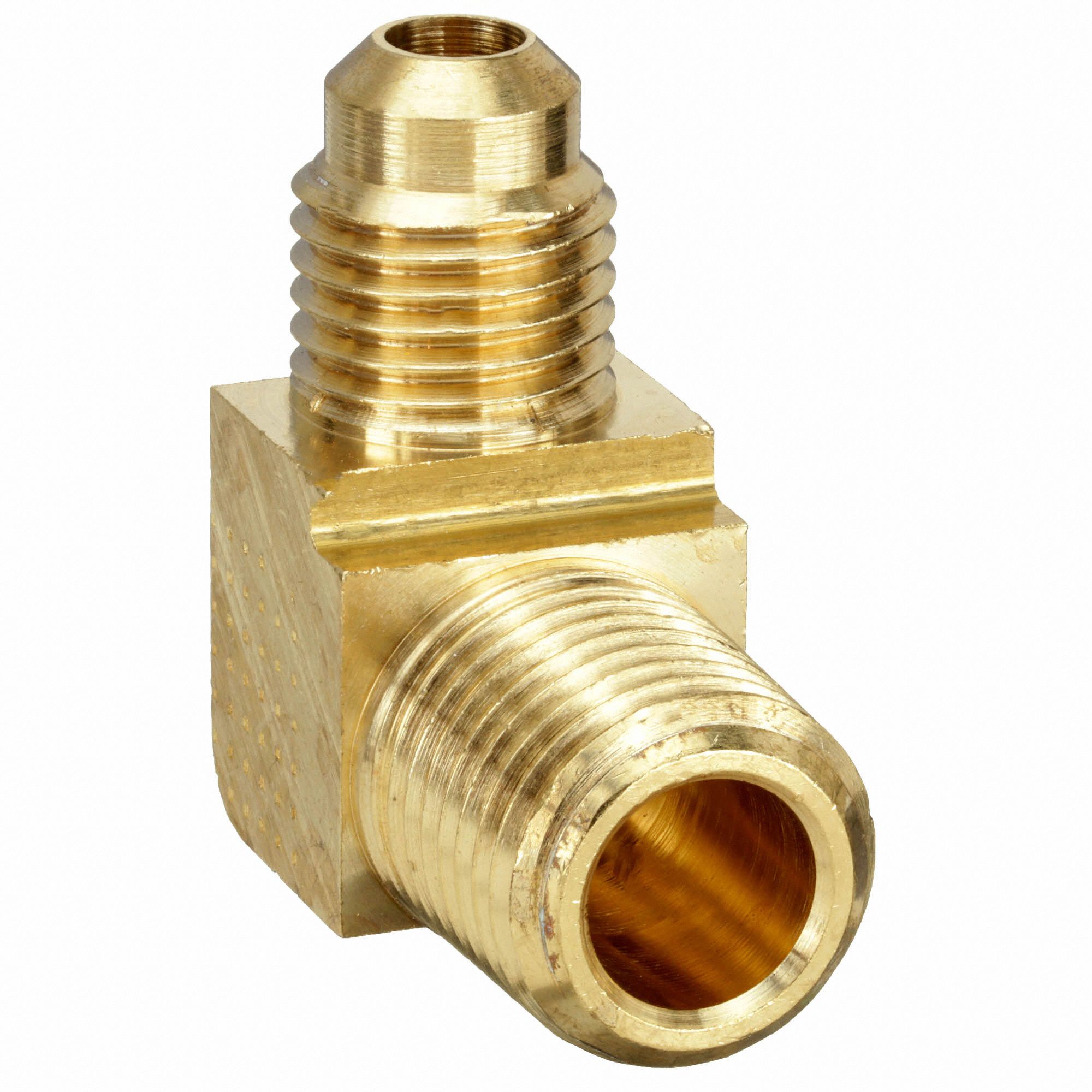 PARKER Extruded Male Elbow, 90 Degrees, Flare x MNPT Connection Type, 1 ...