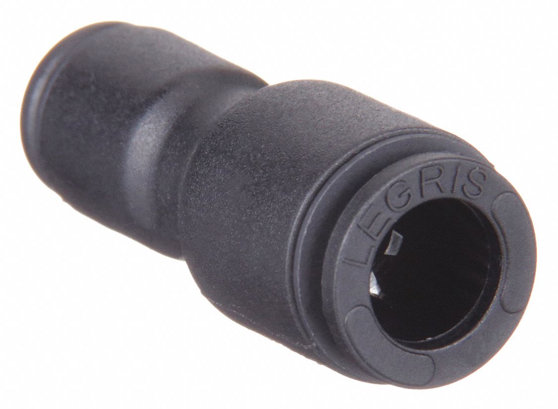 LEGRIS, 4 mm OD x 6 mm OD Size, Push-to-Connect x Push-to-Connect, Push-Fit Union Fitting ...