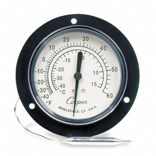 Analog Panel Mount Thermometer - Grainger