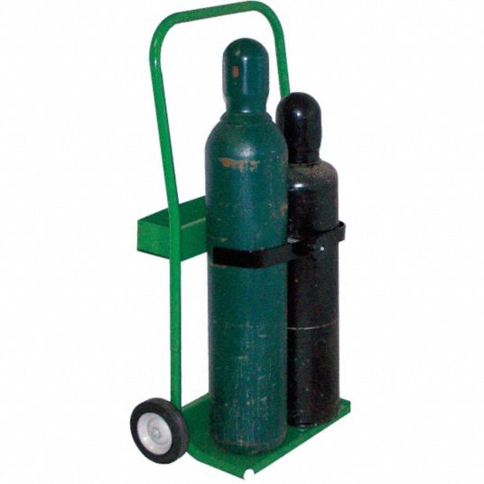 2 Cylinder Capacity, 200 lb Load Capacity, Welding Cylinder Hand Truck ...