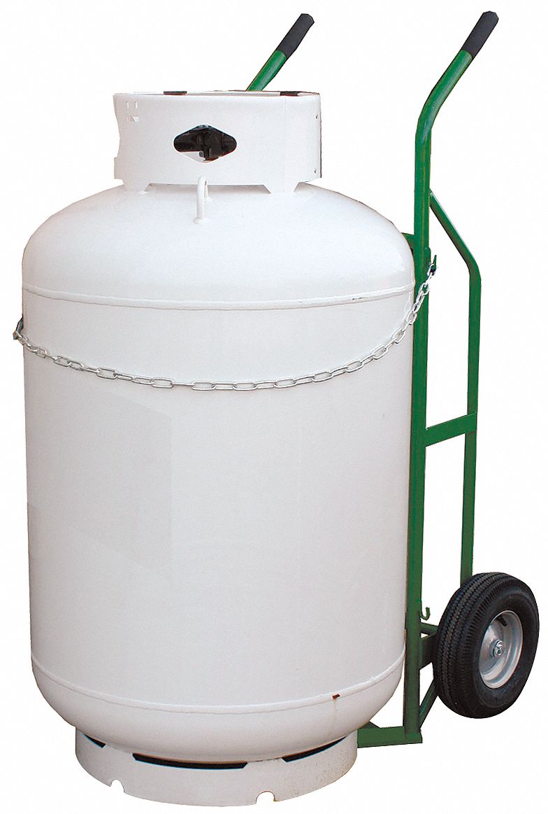 1 Cylinder Capacity, 800 lb Load Capacity, Propane Cylinder Hand Truck ...