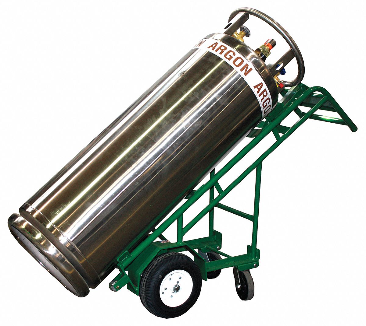 1 Cylinder Capacity, 890 lb Load Capacity, Ergonomic Tilt-Back Cylinder ...
