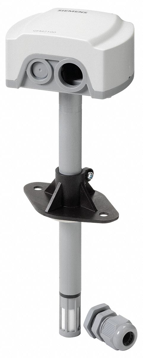SIEMENS Humidity Duct Sensor, For Use With: 0 - 10Vdc Controller Inputs ...