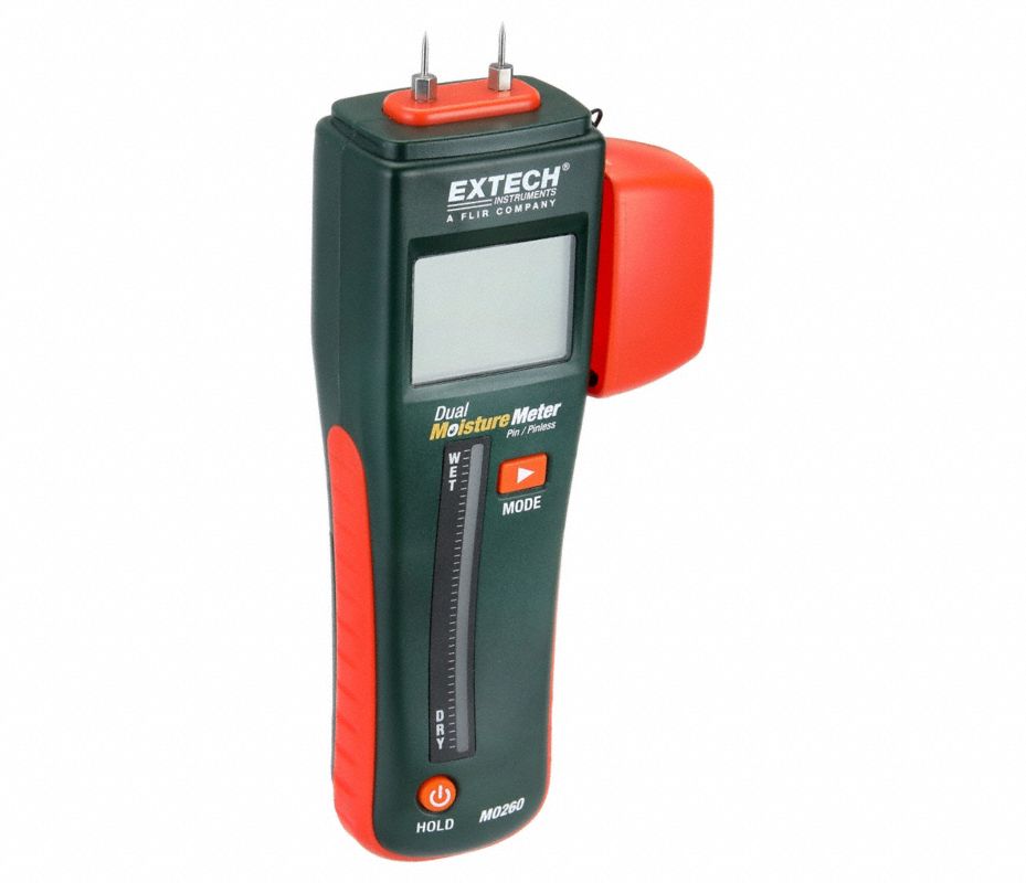 EXTECH Medidor d/Humedad Con/Sin Punta,LCD - 5WYT4 | MO260 - Grainger ...
