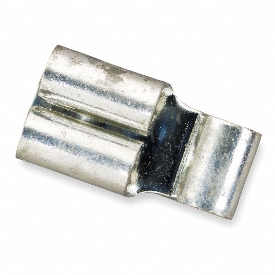 Female Flag Disconnect: Bare, Butted, 347 Degrees F, 0.032 in x 0.250 ...