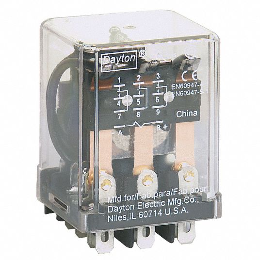 General Purpose Relay, 24V AC Coil Volts, 15A @ 277V AC Contact Rating - Relay - Grainger