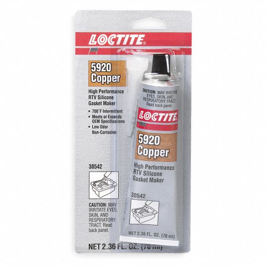 LOCTITE, SI 5920, 2.37 fl oz, RTV Gasket Maker - 5XB47|198818 - Grainger