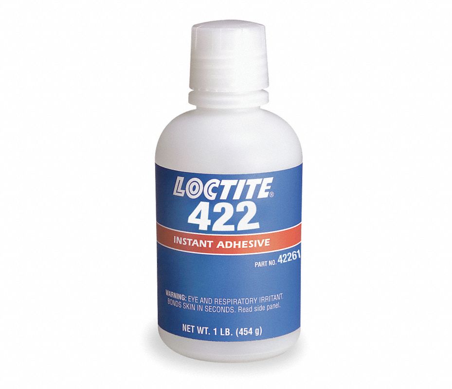 LOCTITE Adhesivo Instantáneo, Transparente, 1 lb., Botella, Humedad ...