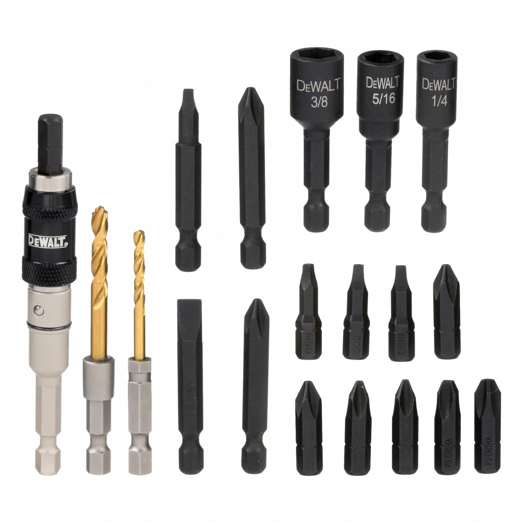 DEWALT Juego de Puntas para Destornillador, 20, 1/4", Acero, Juego de ...