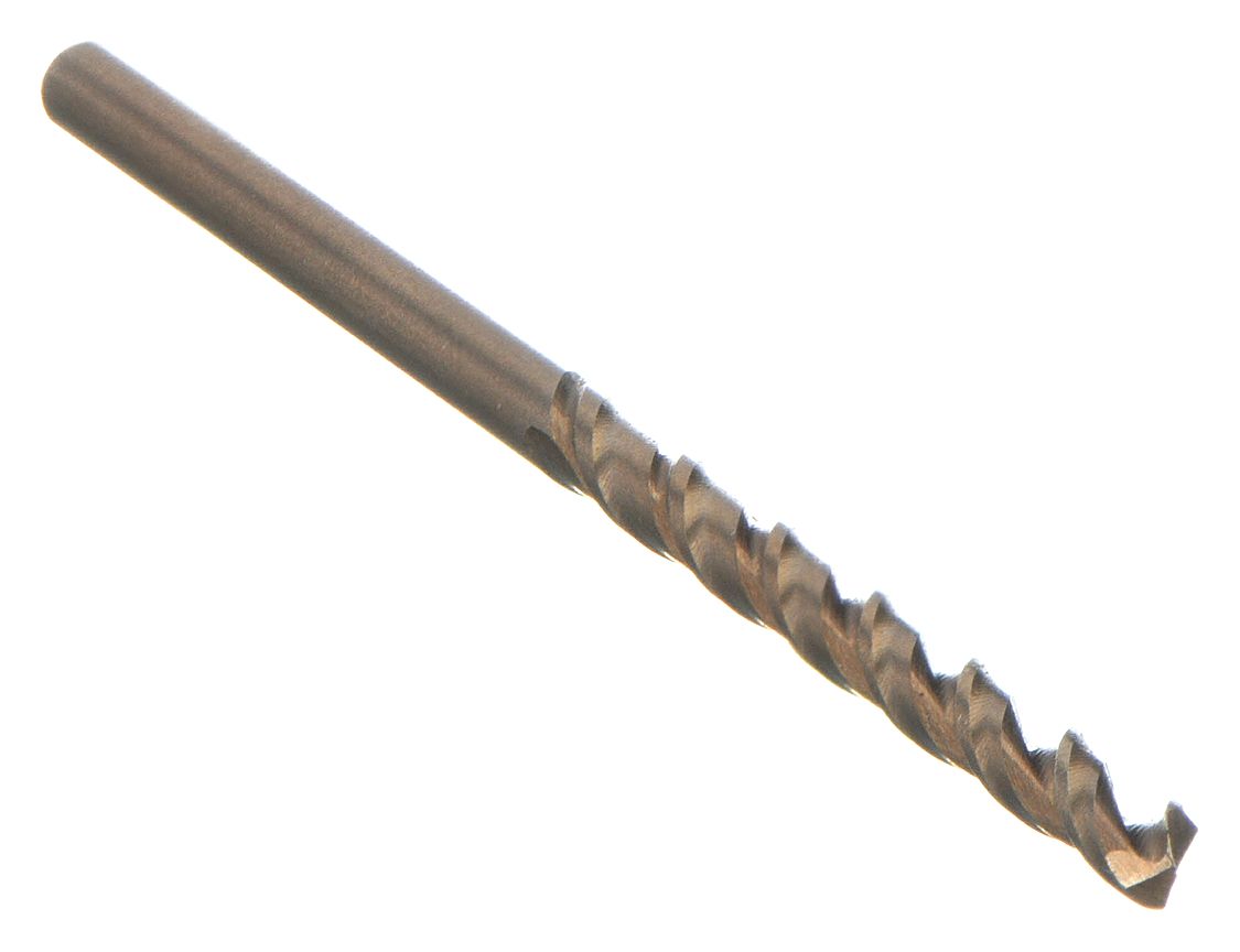 DEWALT, 3/32", Straw/Bronze Cobalt, Jobber Length Drill Bit - 5XFC0 ...
