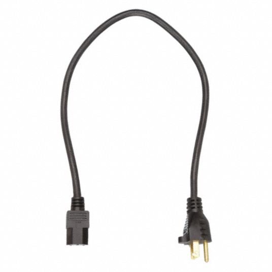 2 ft Lg, NEMA 5-15P Plug, Power Cord - 5XFN3|5XFN3ID - Grainger