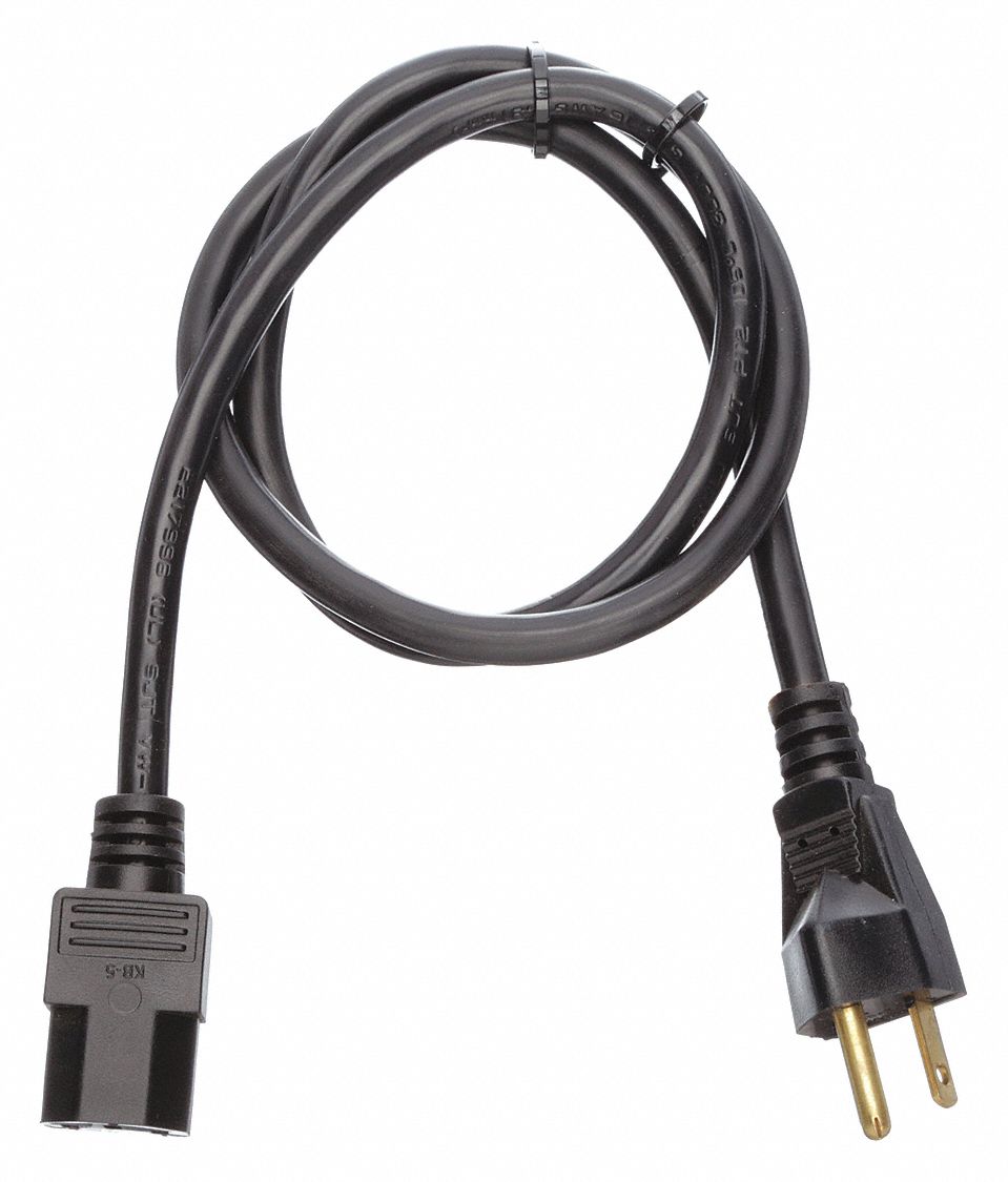 3 ft Lg, NEMA 5-15P Plug, Power Cord - 5XFN4|5XFN4ID - Grainger