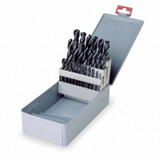 Screw Machine Drill Bit Set, Drill Bit Point Angle 135° - Grainger