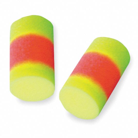 3M Ear Plugs: Cylinder, 33 dB NRR, Gen Purpose, Uncorded, Disposable ...