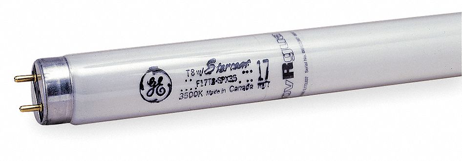 CURRENT Linear Fluorescent Bulb: 2 ft Nominal Lg, T8, Medium Bi-Pin (G13), 17W LFL, 17 W Watts ...