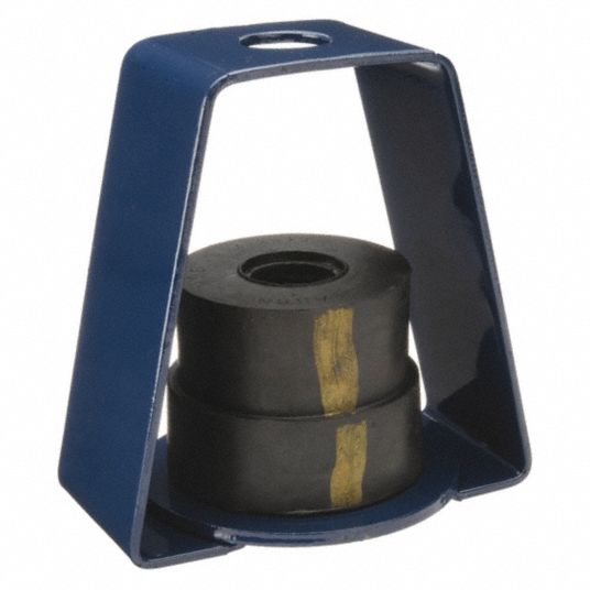 MASON, Neoprene, 650 lb Capacity, Hanger-Mount Vibration Isolator ...